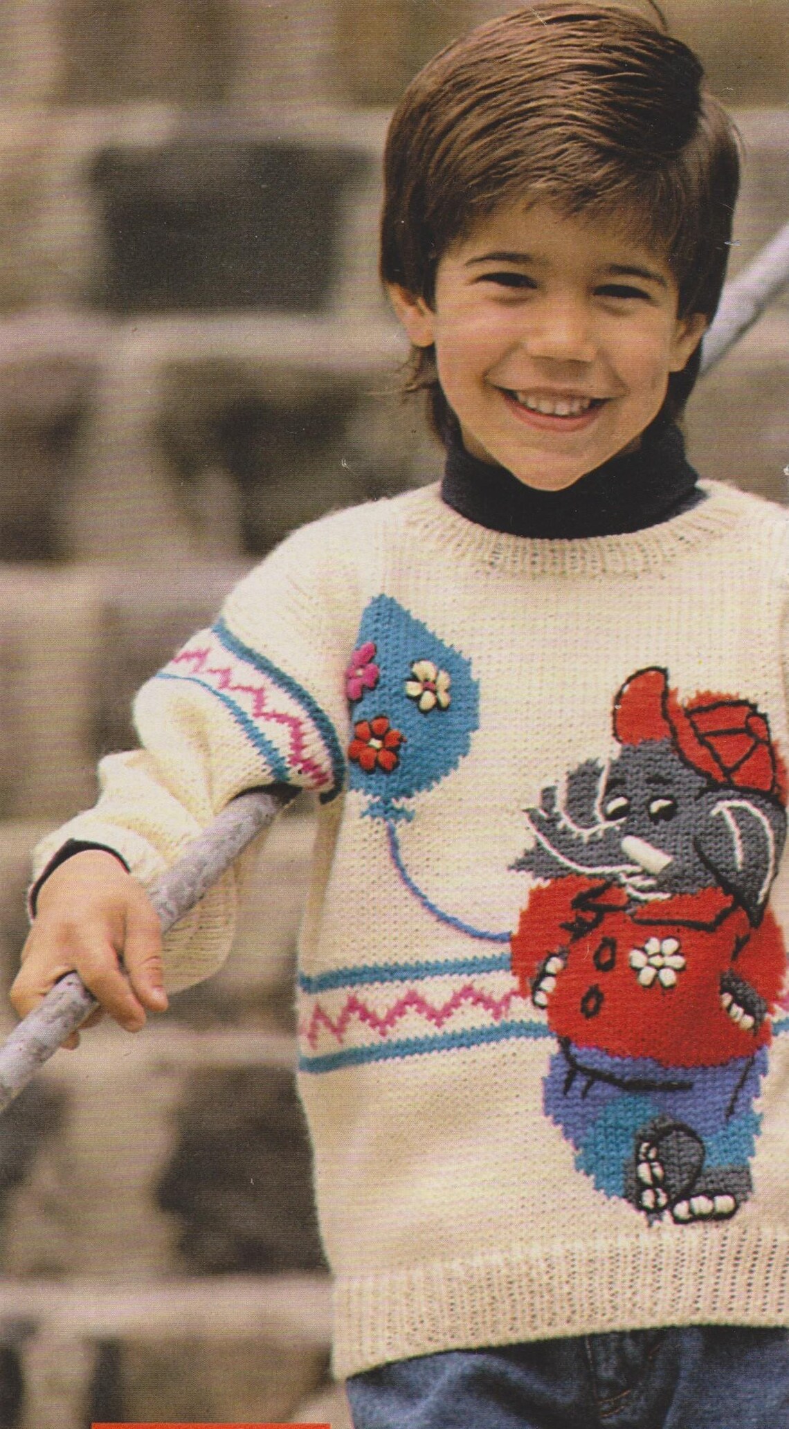 Elephant Sweaters Kids Knitting Pattern - Etsy