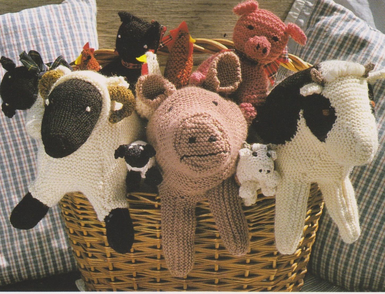 Farmyard Animal Toys Knitting Patterns - Etsy