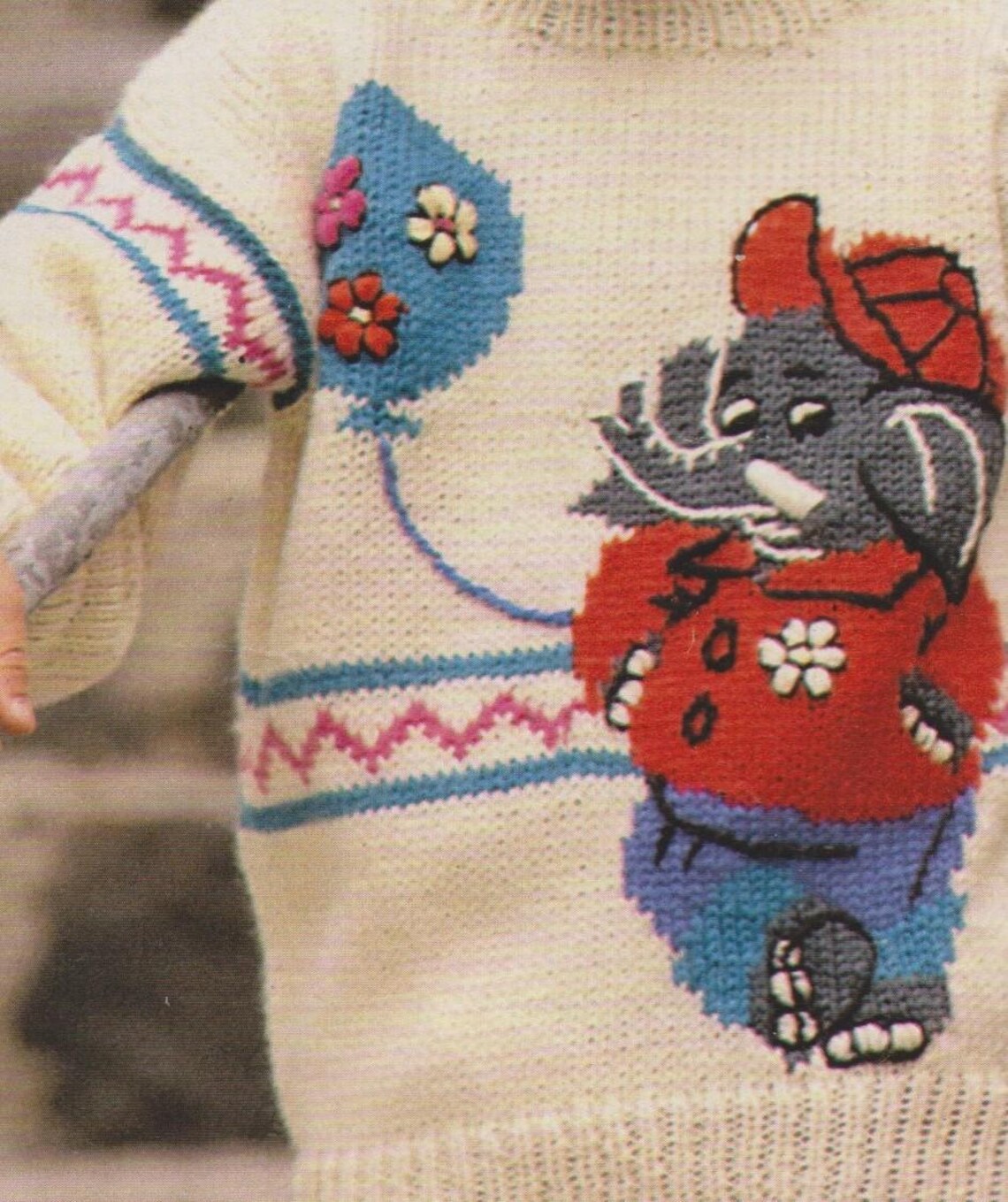 Elephant Sweaters Kids Knitting Pattern - Etsy