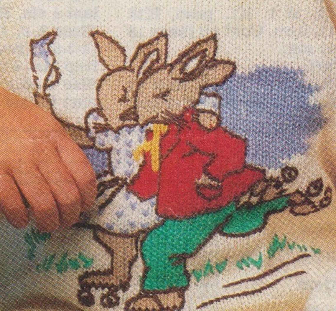 Bunnykins Sweater Knitting Pattern - Etsy