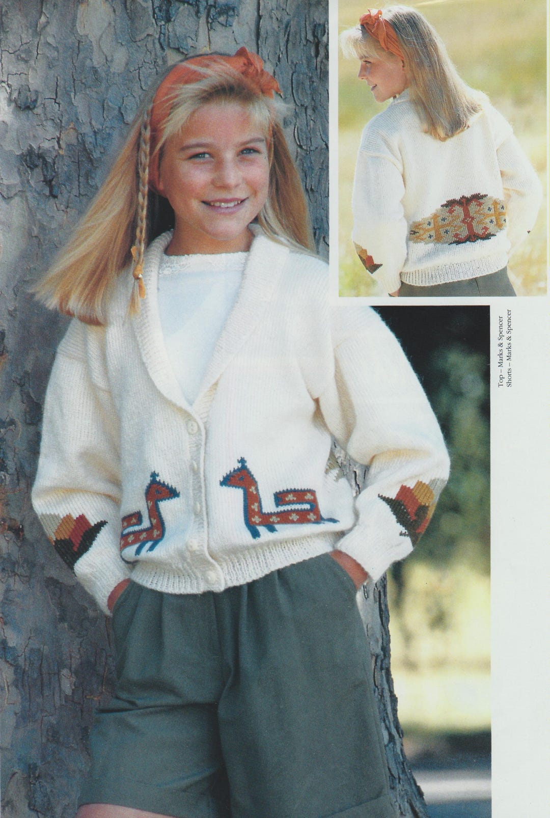 Aztec Design Jacket Knitting Pattern - Etsy