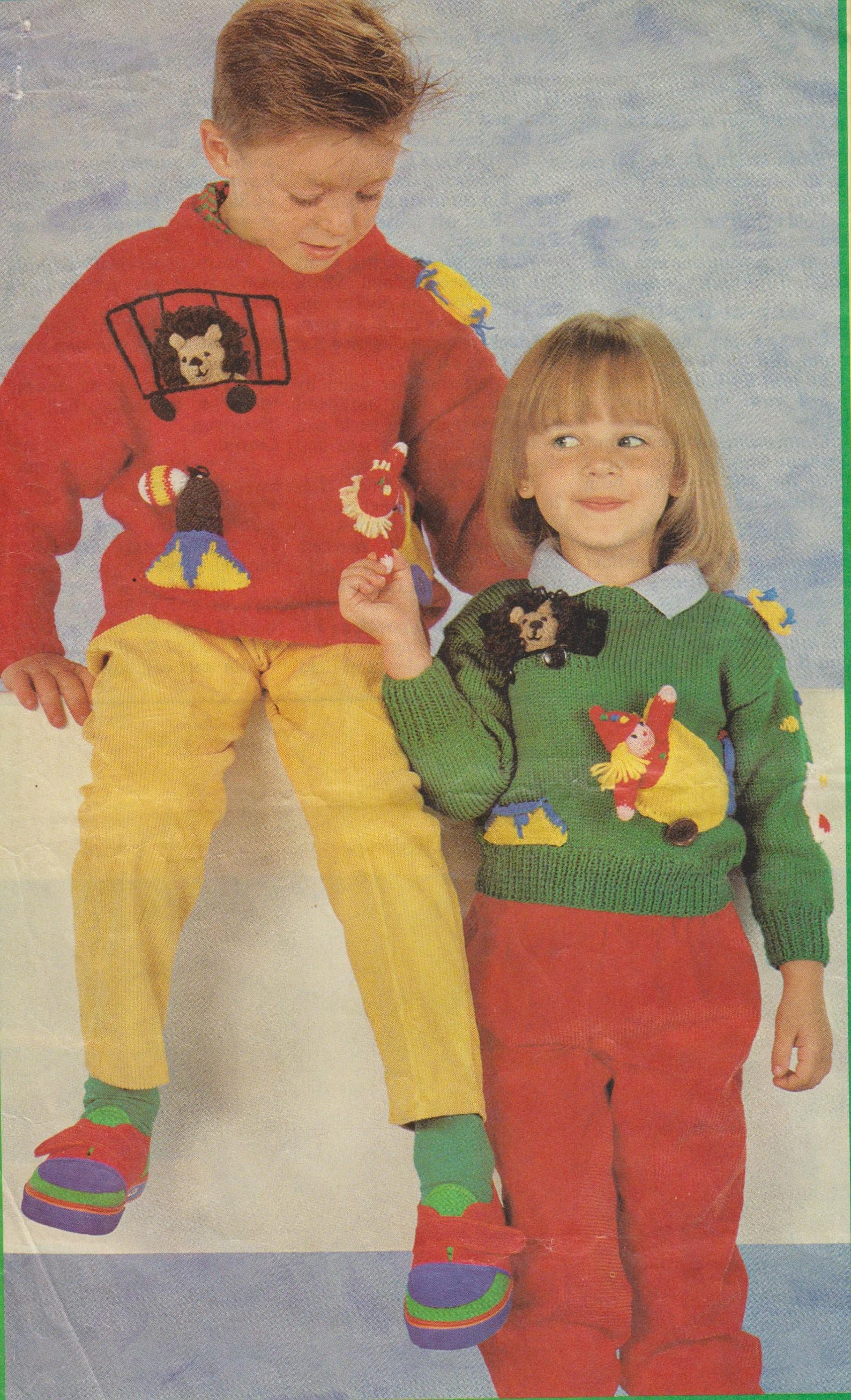Circus Sweaters Knitting Pattern - Etsy