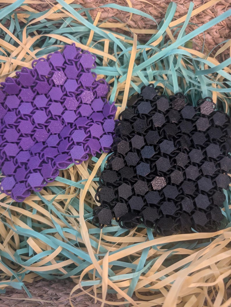 3d Printed NASA Chainmail Armor (4.5"x4") - Etsy