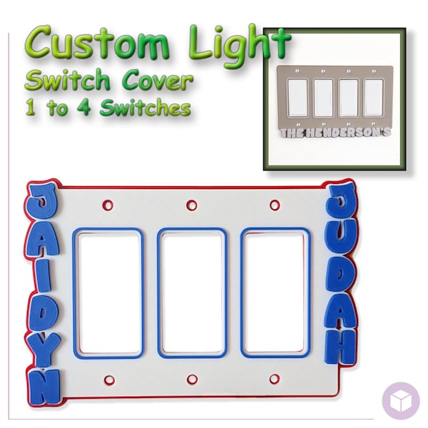 Custom 3d Printing Light Switch Cover - Etsy