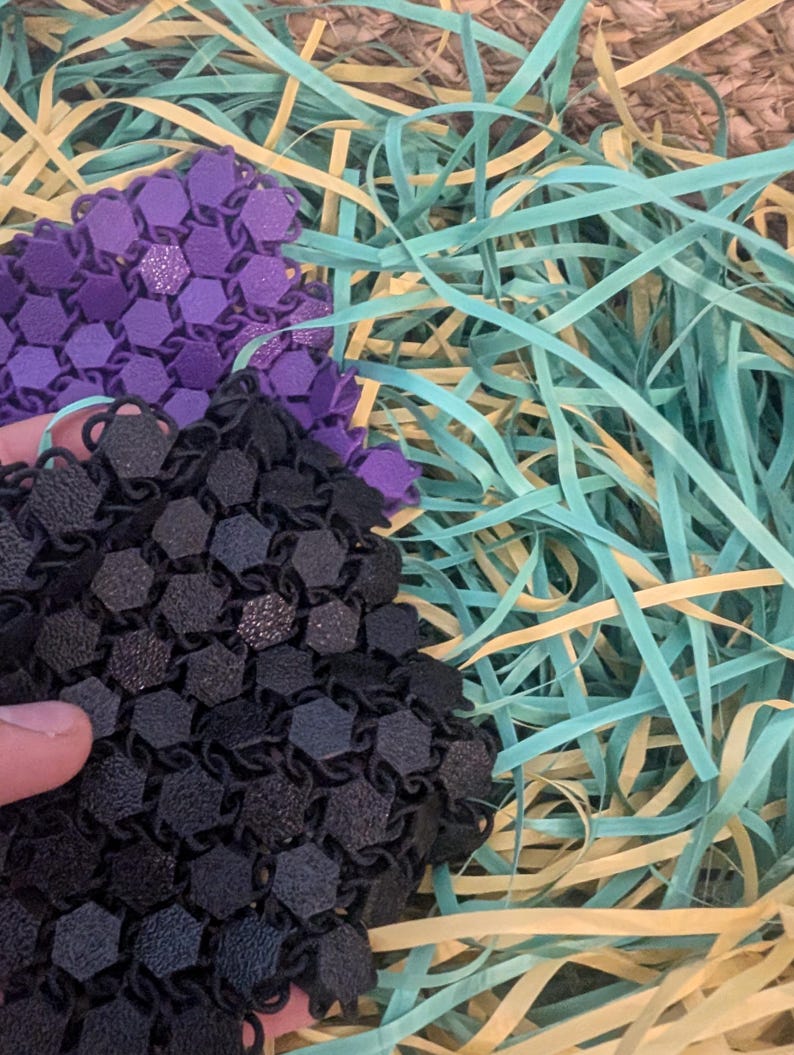 3d Printed NASA Chainmail Armor (4.5"x4") - Etsy