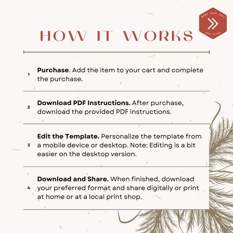 Bridal Shower Brunch Bar Menu Printable | Floral Cocktail Menu | Event ...