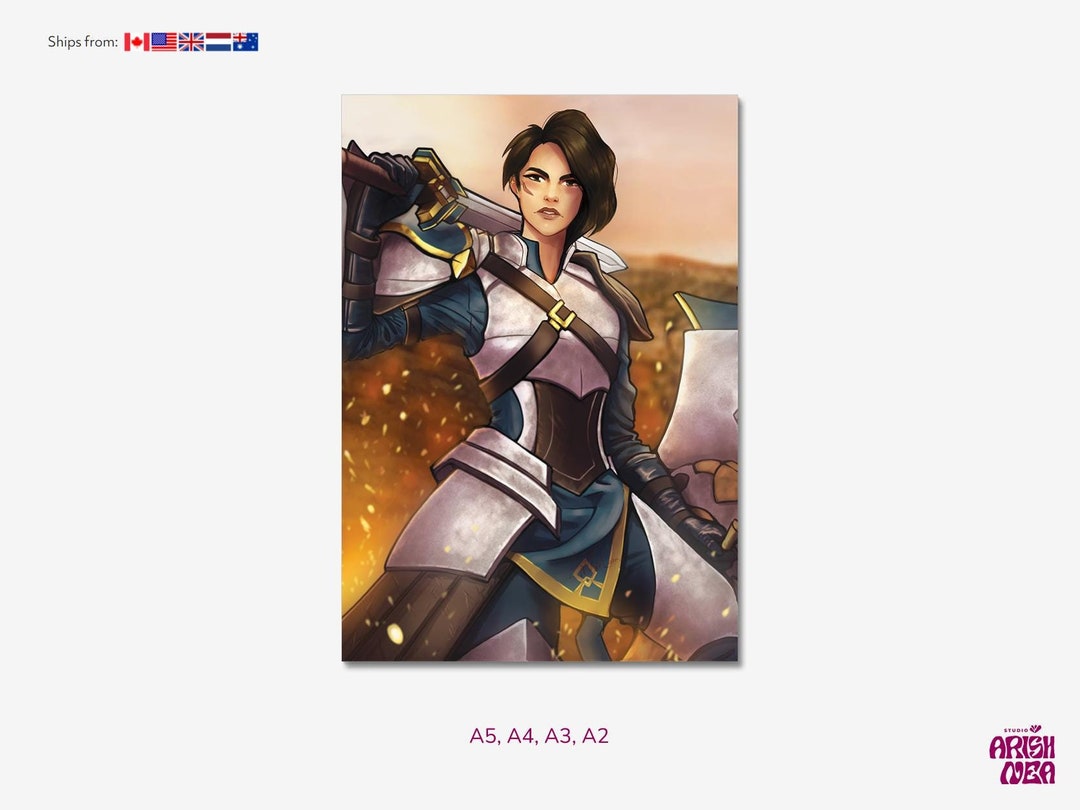General Amaya the Dragon Prince Fine Art Print - Etsy