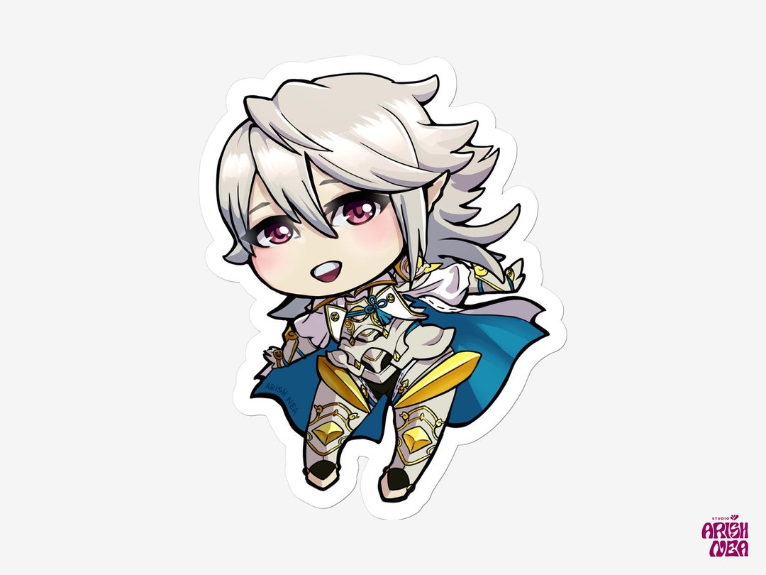 Male Corrin Fire Emblem Hoshido Noble Chibi Vinyl Sticker - Etsy