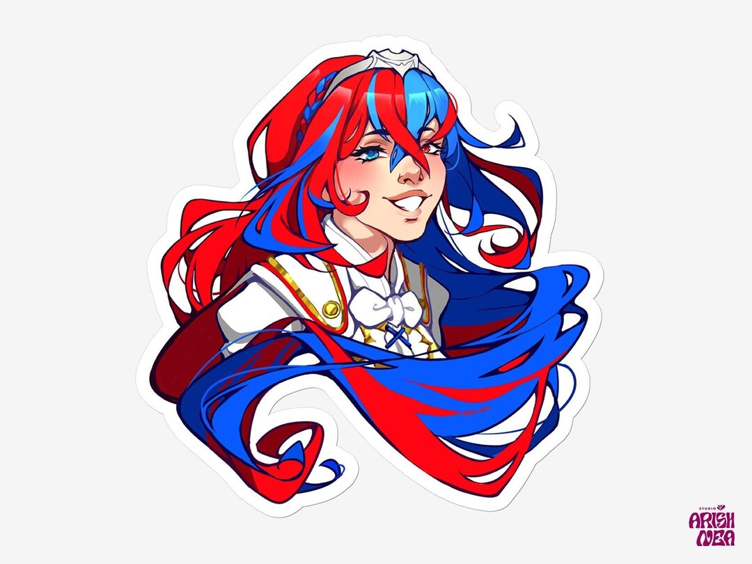 Female Alear Fire Emblem Engage Vinyl Sticker - Etsy