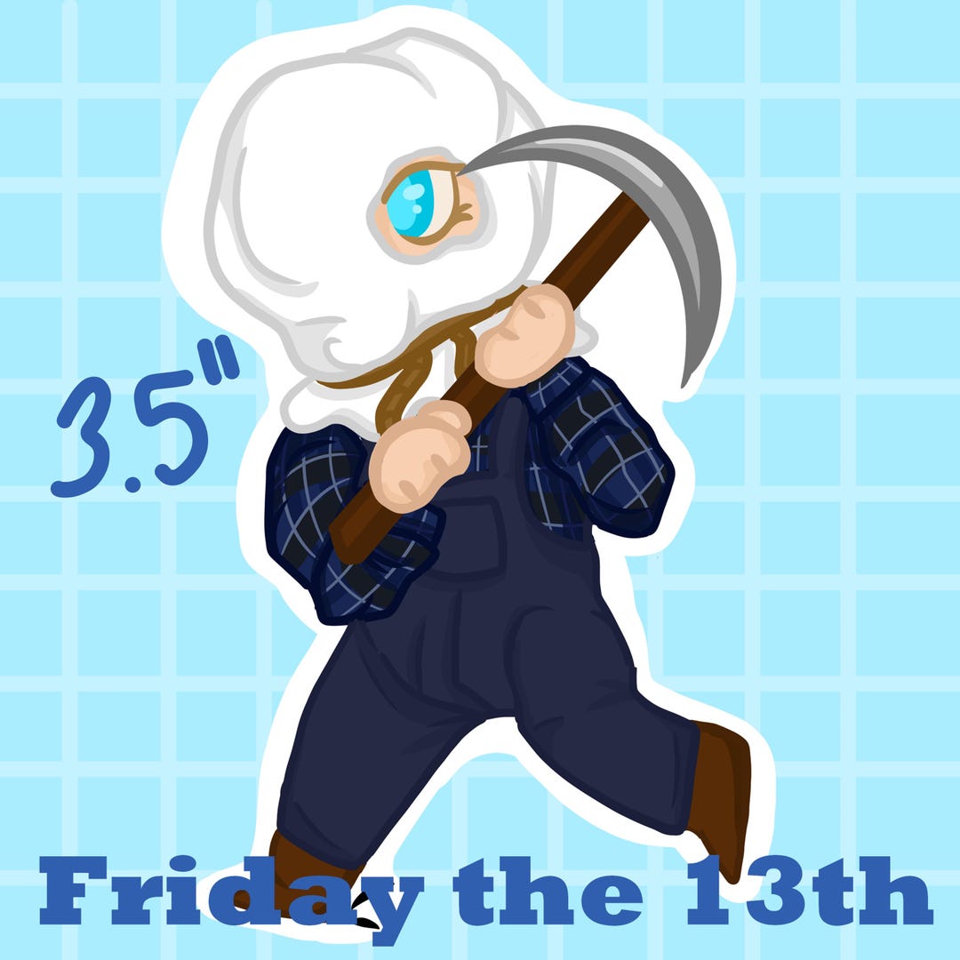 Friday the 13th Part 2 Jason // 3.5" Sticker - Etsy