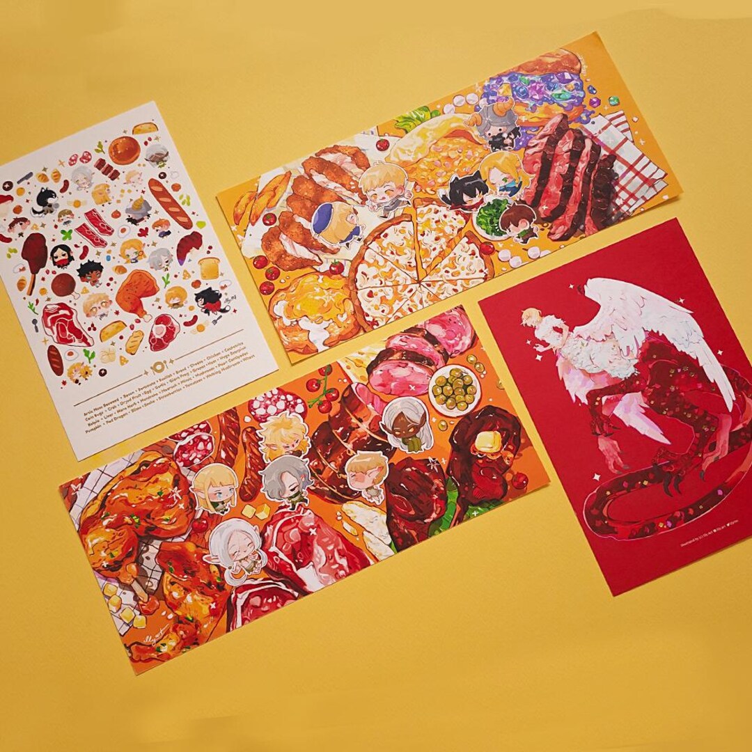 Dungeon Meshi Assorted Prints - Etsy