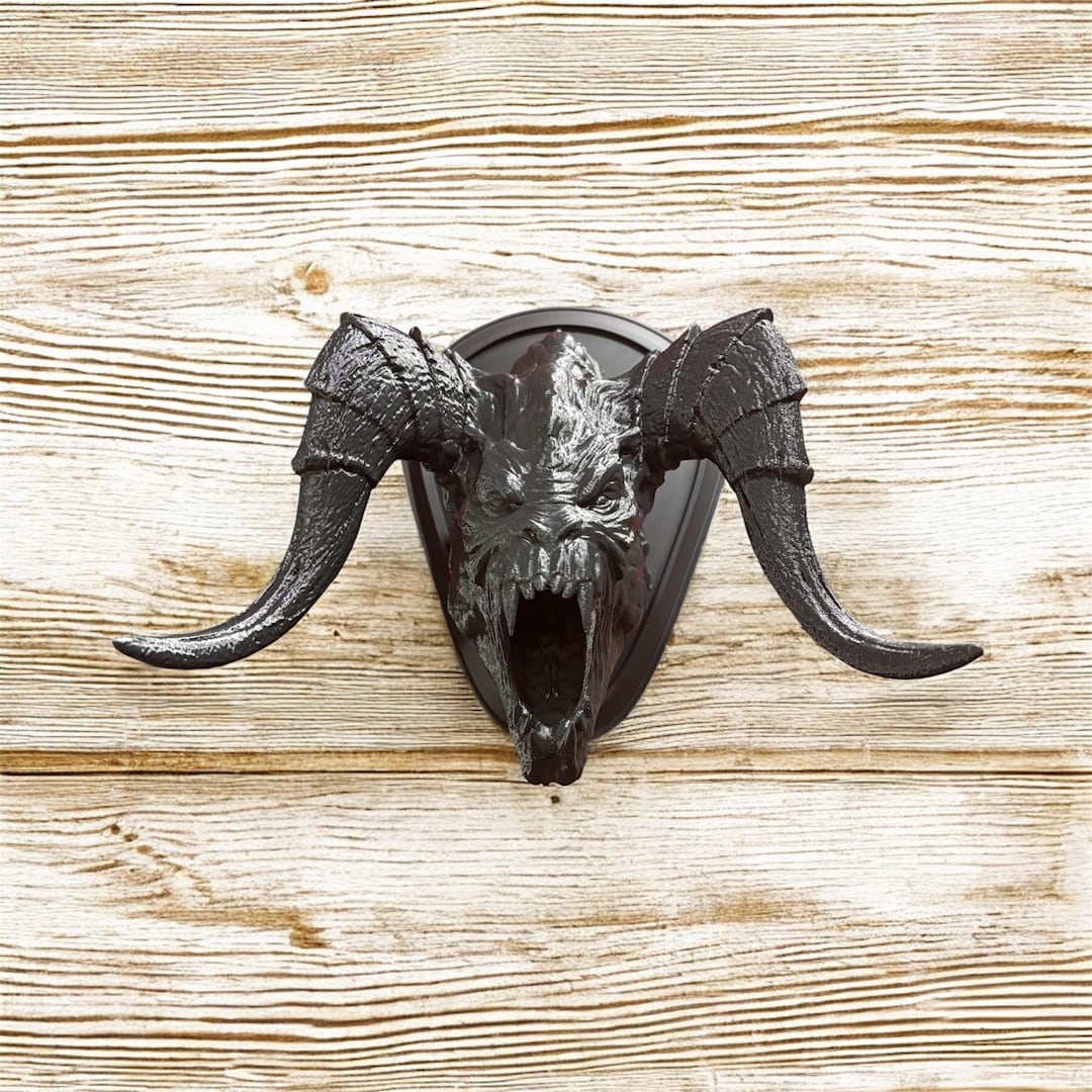 Deathclaw Head Trophy Wall Mount 3D Printed- Galactic Armory - Etsy