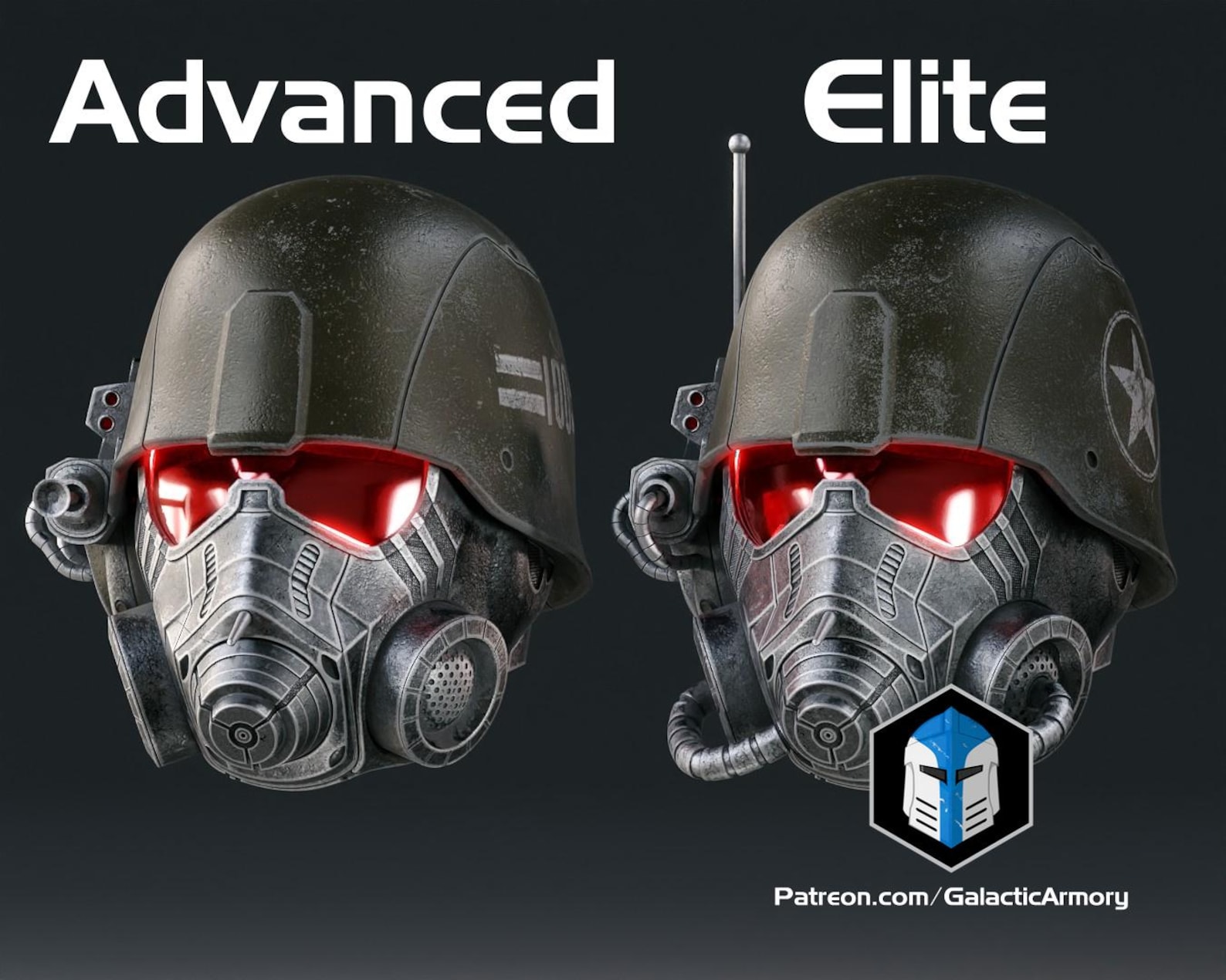 NCR Ranger Helmet DIY Kit 3D Printed- Galactic Armory - Etsy