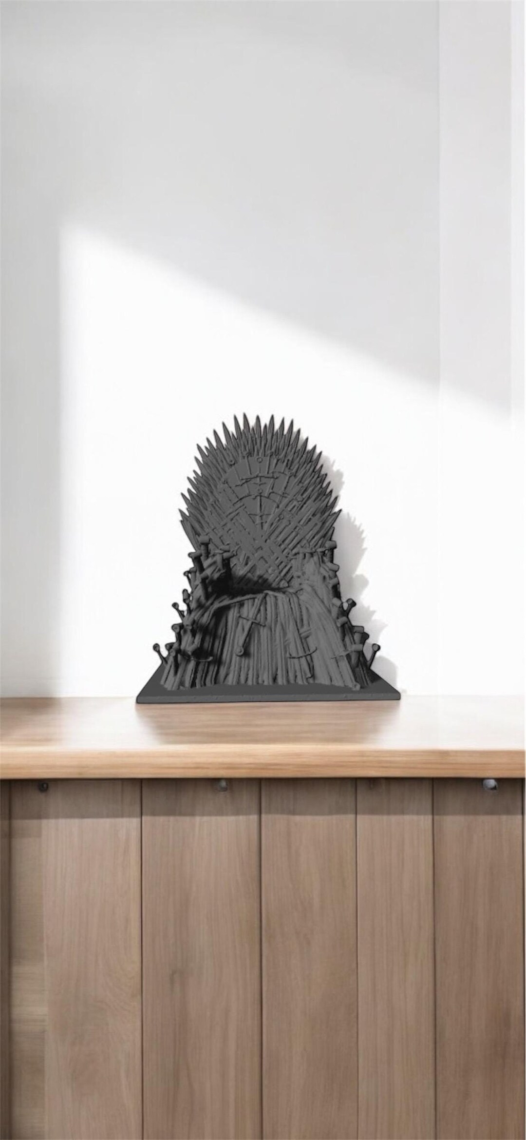 Game of Thrones Iron Throne Wireless Charger Phone Stand 3D Printed GOT ...