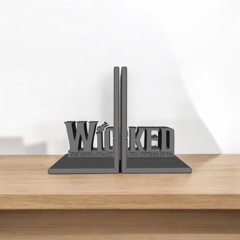 Wicked Bookend 3D Printed- Witches of Oz - Etsy