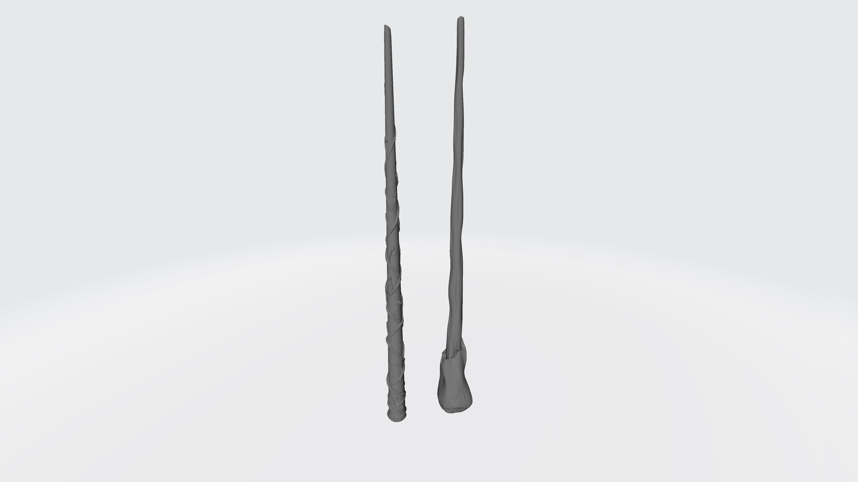 Wizard Character Wands and Stand DIY Kit 3D Print Harry Potter - Etsy