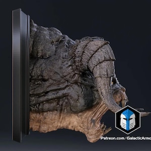 Deathclaw Head Trophy Wall Mount 3D Printed- Galactic Armory - Etsy