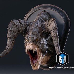 Deathclaw Head Trophy Wall Mount 3D Printed- Galactic Armory - Etsy