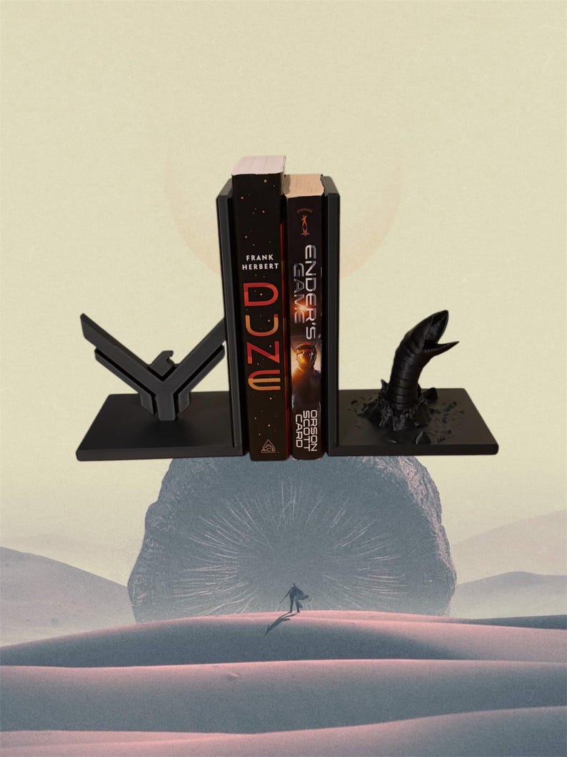 Dune Atreides / Harkonnen / Sandworm Bookend 3D Print - Etsy