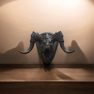 Deathclaw Head Trophy Wall Mount 3D Printed- Galactic Armory - Etsy