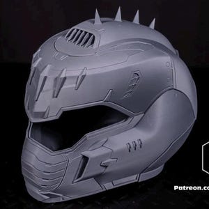 Doom: the Dark Ages Doom Slayer Helmet DIY Kit 3D Printed- Galactic ...