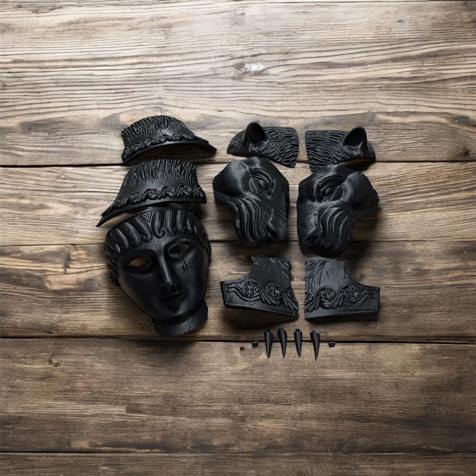 Gladiator Tigris of Gaul Helmet DIY Kit 3D Printed- Galactic Armory - Etsy