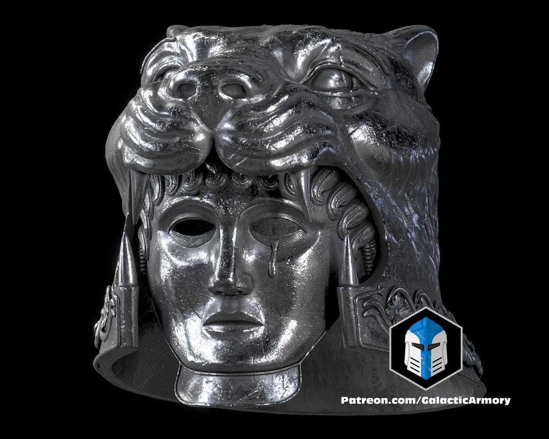 Gladiator Tigris of Gaul Helmet DIY Kit 3D Printed- Galactic Armory - Etsy