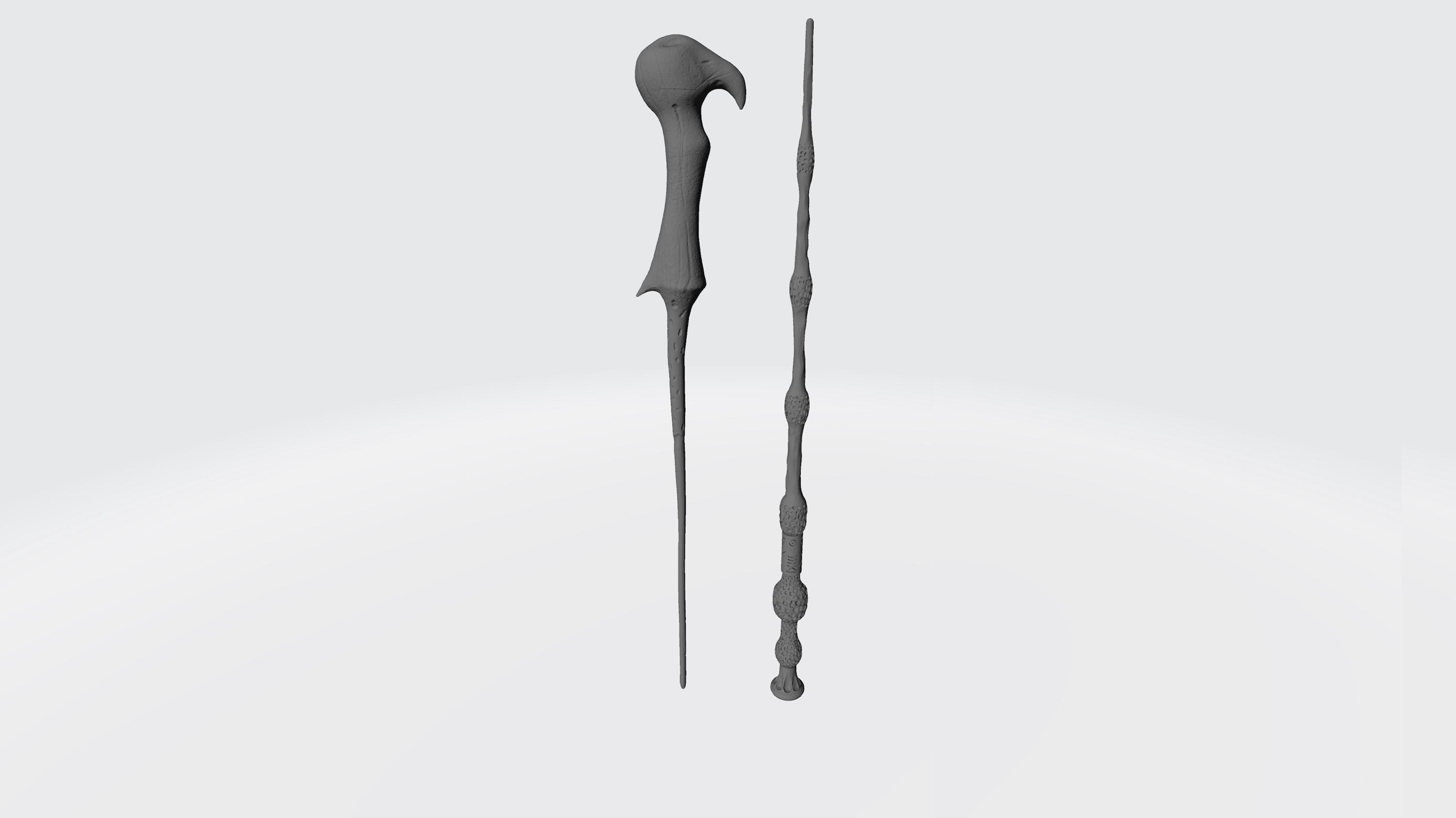 Wizard Character Wands and Stand DIY Kit 3D Print Harry Potter - Etsy