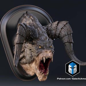 Deathclaw Head Trophy Wall Mount 3D Printed- Galactic Armory - Etsy