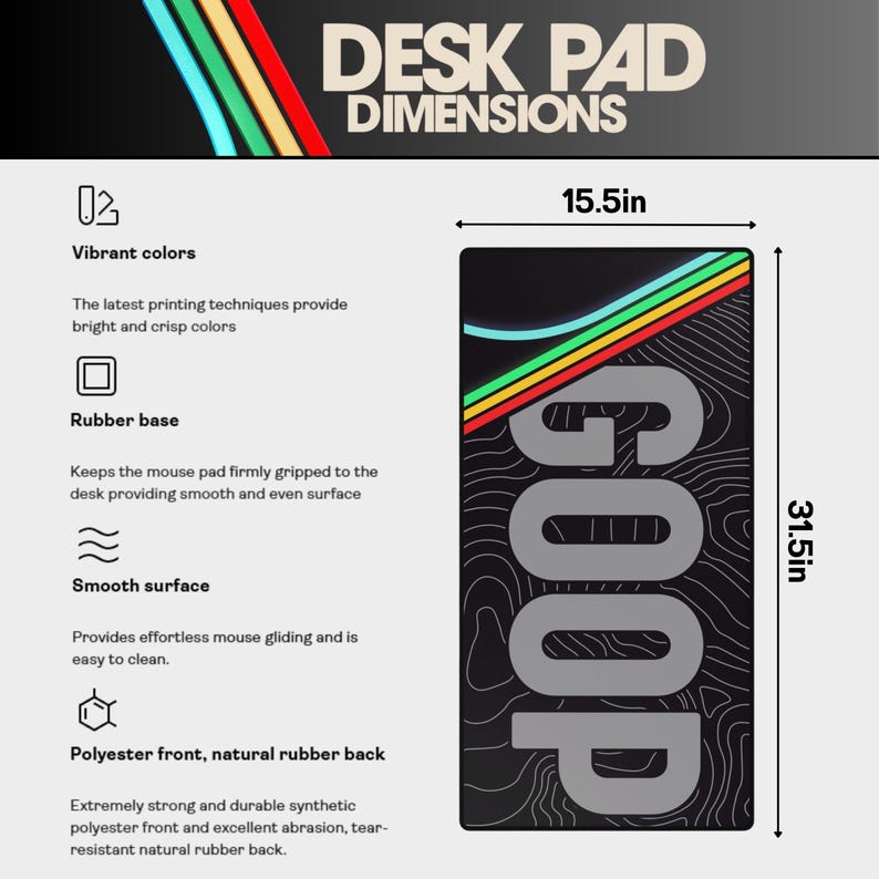 ARC Raiders Goop Inspired Desk Mat - the Burnt Peanut - Large Mouse Pad ...