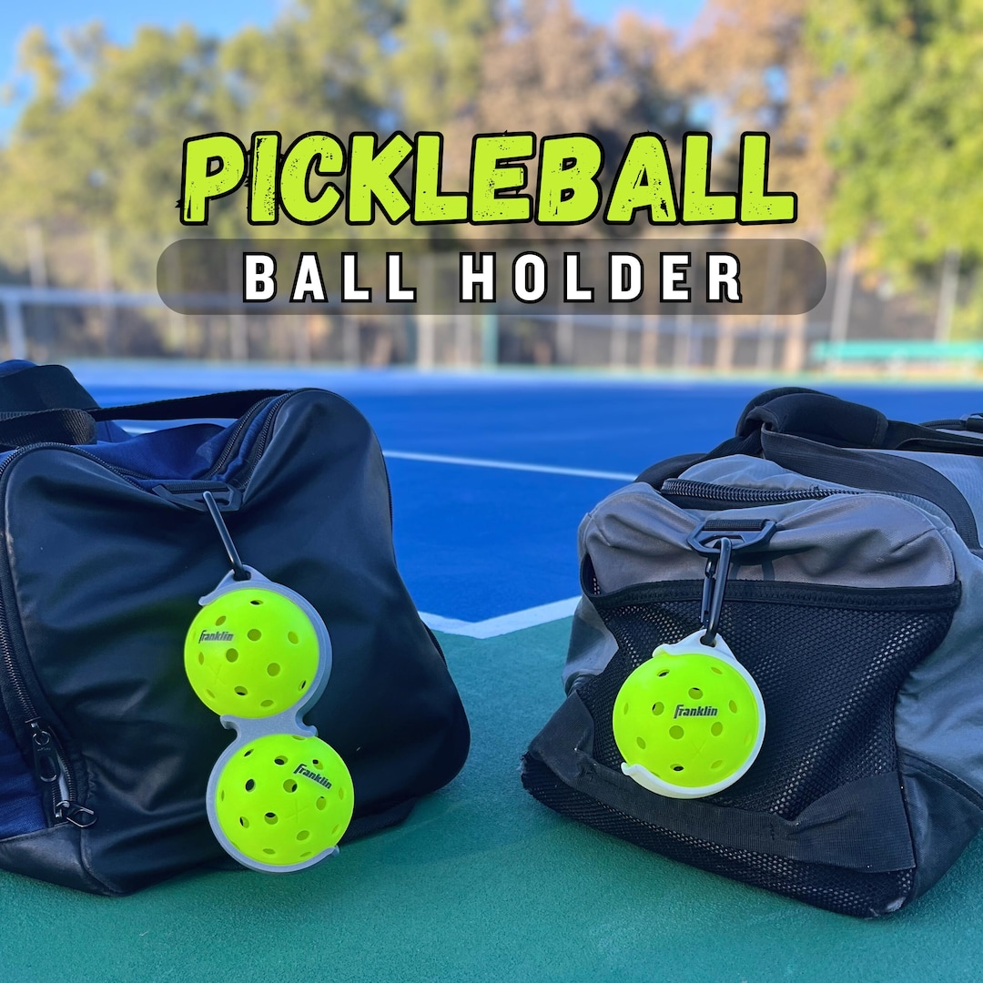 Pickleball Ball Holder - UV & Heat Resistant - Pickleball Gift - Ball ...