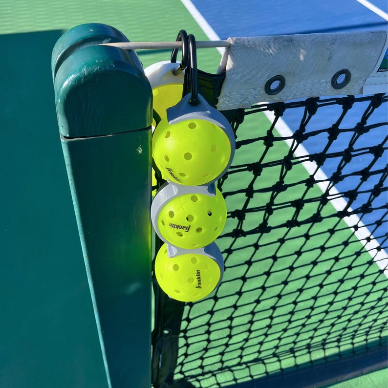 Pickleball Ball Holder - UV & Heat Resistant - Pickleball Gift - Ball ...