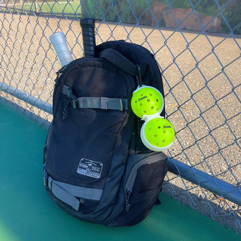 Pickleball Ball Holder - UV & Heat Resistant - Pickleball Gift - Ball ...