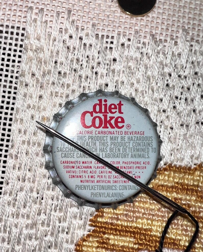Vintage Diet Coke Bottle Cap Needle Minder: 1980s Coca Cola - Etsy