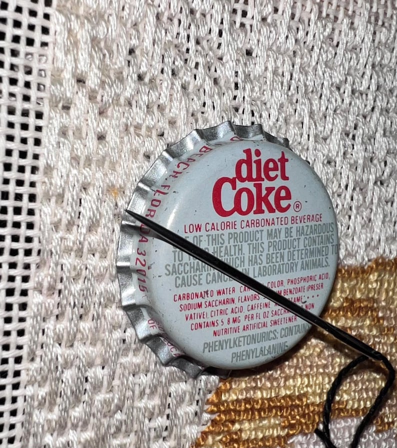 Vintage Diet Coke Bottle Cap Needle Minder: 1980s Coca Cola - Etsy