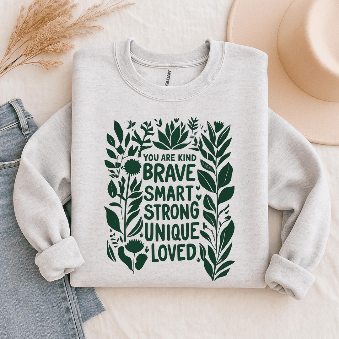 You Are Affirmations Sweatshirt, Mental Health Awareness Sweater ...