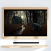 Halloween TV Art: Creepy Haunted House, Ghost Apparition (4K Digital ...