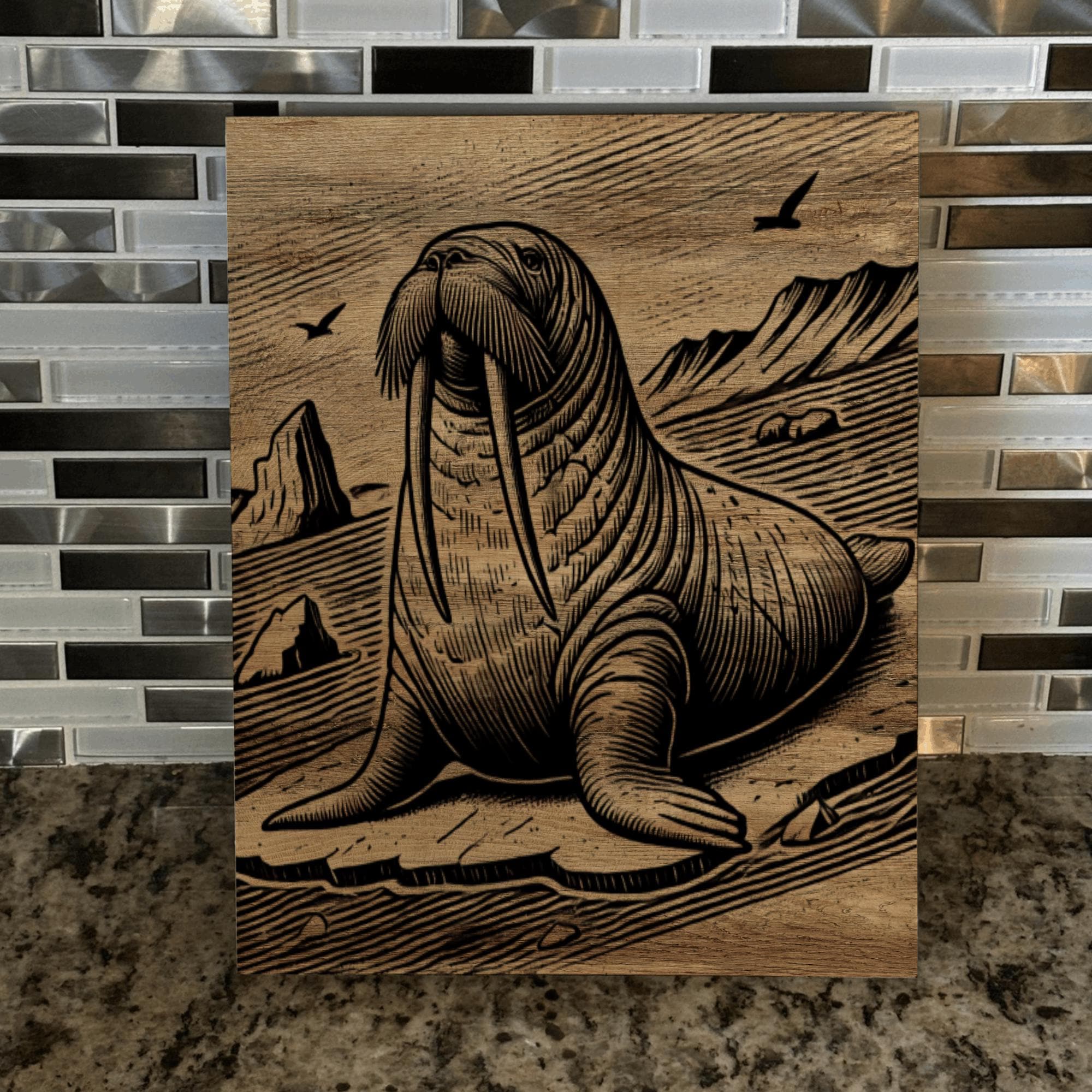 Ocean Animals Wood Burning Stencil Bundle, Traceable Pyrography ...