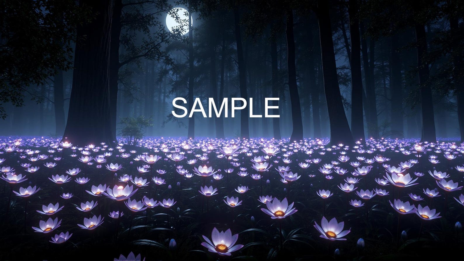 Moonlit Glowing Flowers Windows Wallpaper Bundle 10 Pack 1920x1080 HD ...