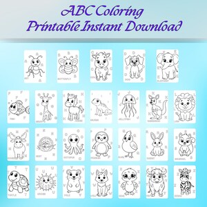 Alphabet Learning Bundle: Flash Cards, Coloring, Tracing (digital ...