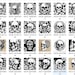 Skull and Flowers Wood Burning Pattern 50 Pack, Template, 512x512 PNG ...