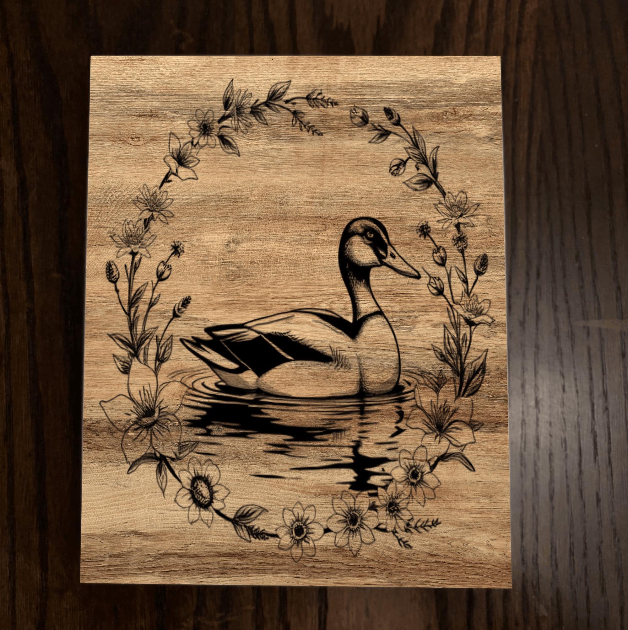 Ducks Wood Burning Pattern - 50 Unique Stencils for Easy Digital ...