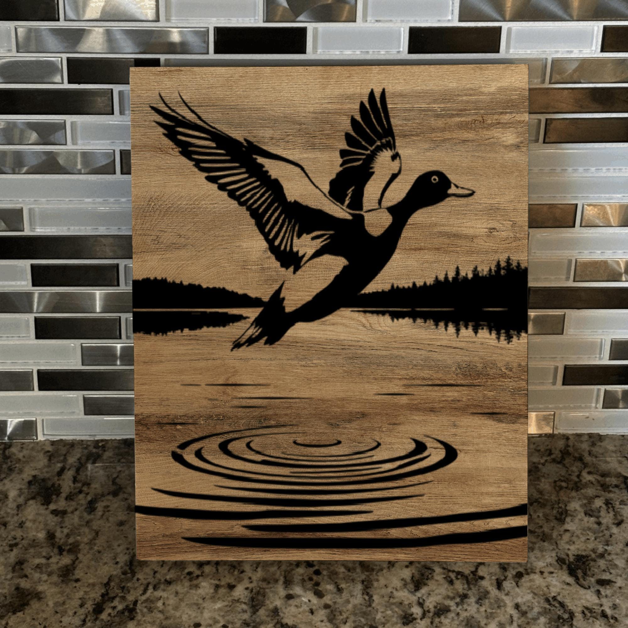 Ducks Wood Burning Pattern - 50 Unique Stencils for Easy Digital ...