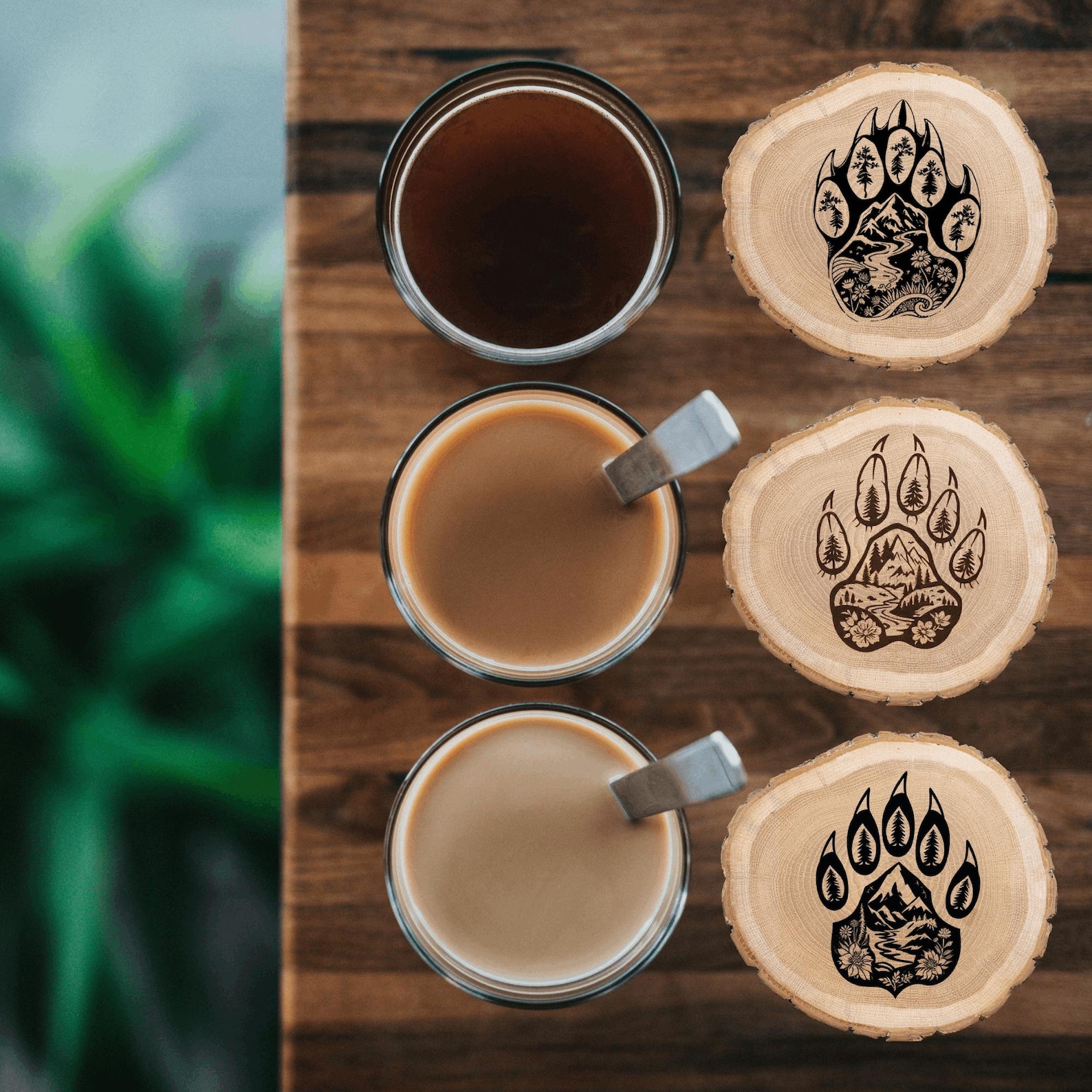 Bear Wood Burning 50 Pack Stencil, Template, 512x512 PNG, Various Bears ...