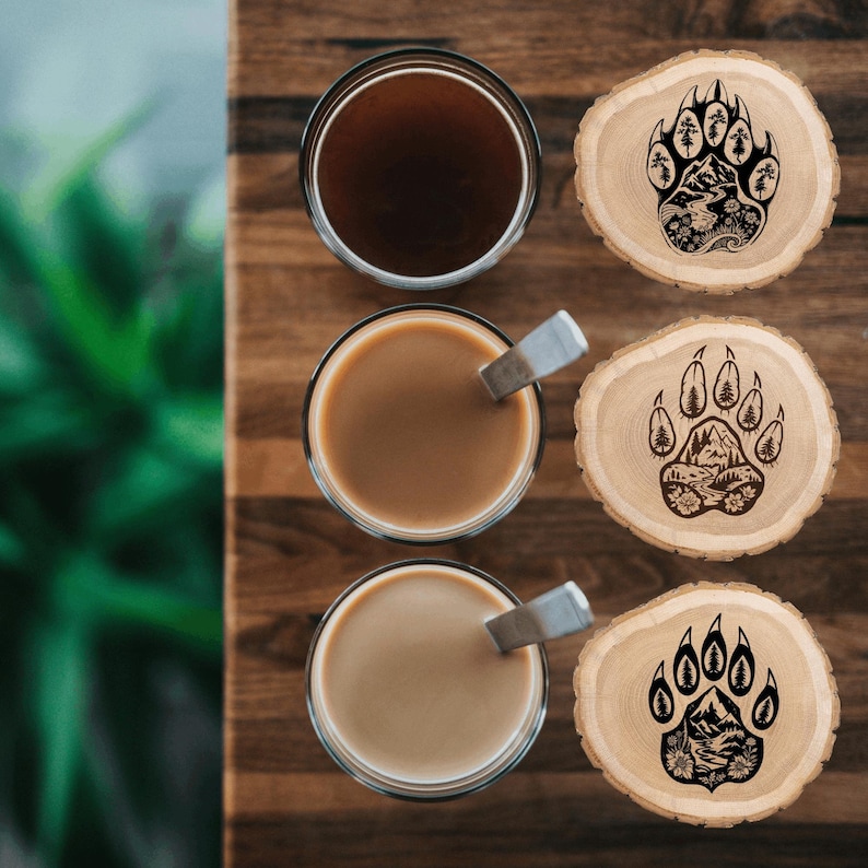 Bear Wood Burning 50 Pack Stencil, Template, 512x512 PNG, Various Bears ...