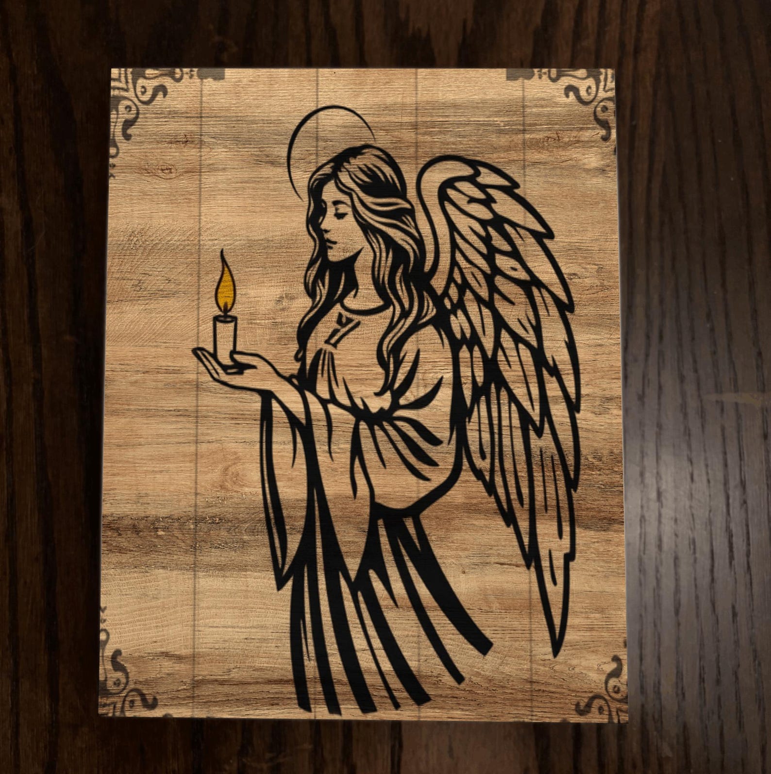 Angels Wood Burning Designs, 50 Pack, Template, PNG, Various Unique ...