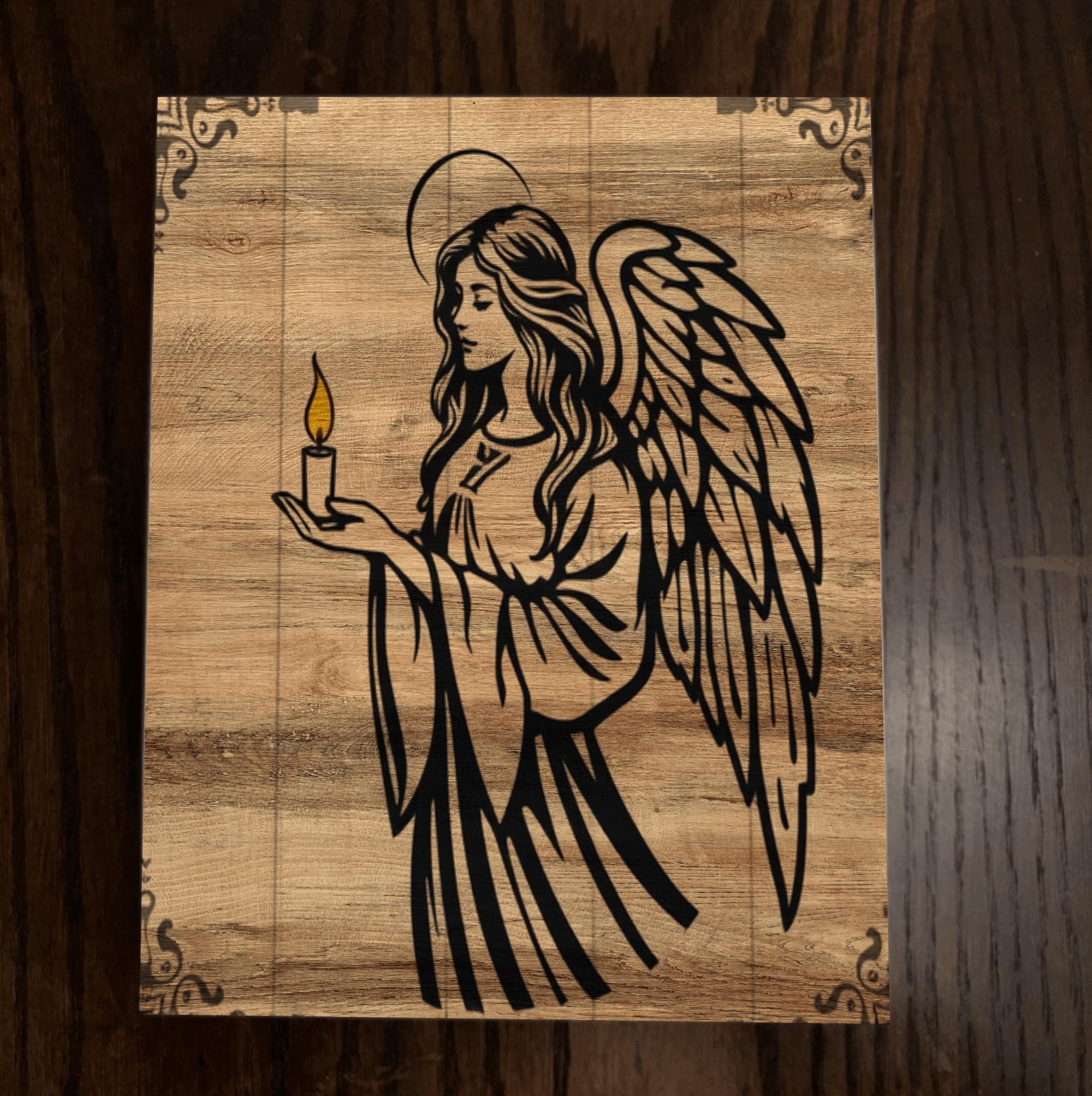 Angels Wood Burning Designs, 50 Pack, Template, PNG, Various Unique ...