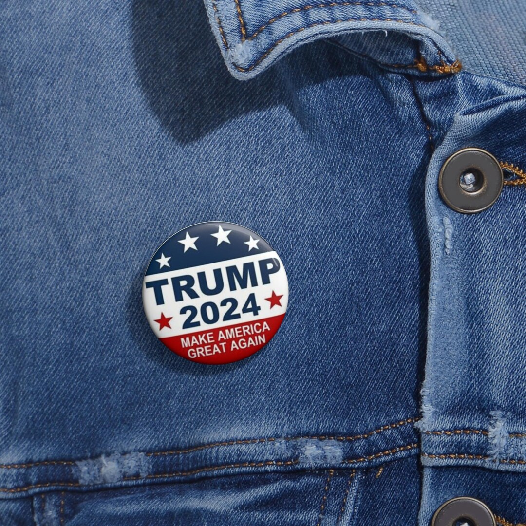 Custom Donald Trump 2024 Pin Badges - Etsy
