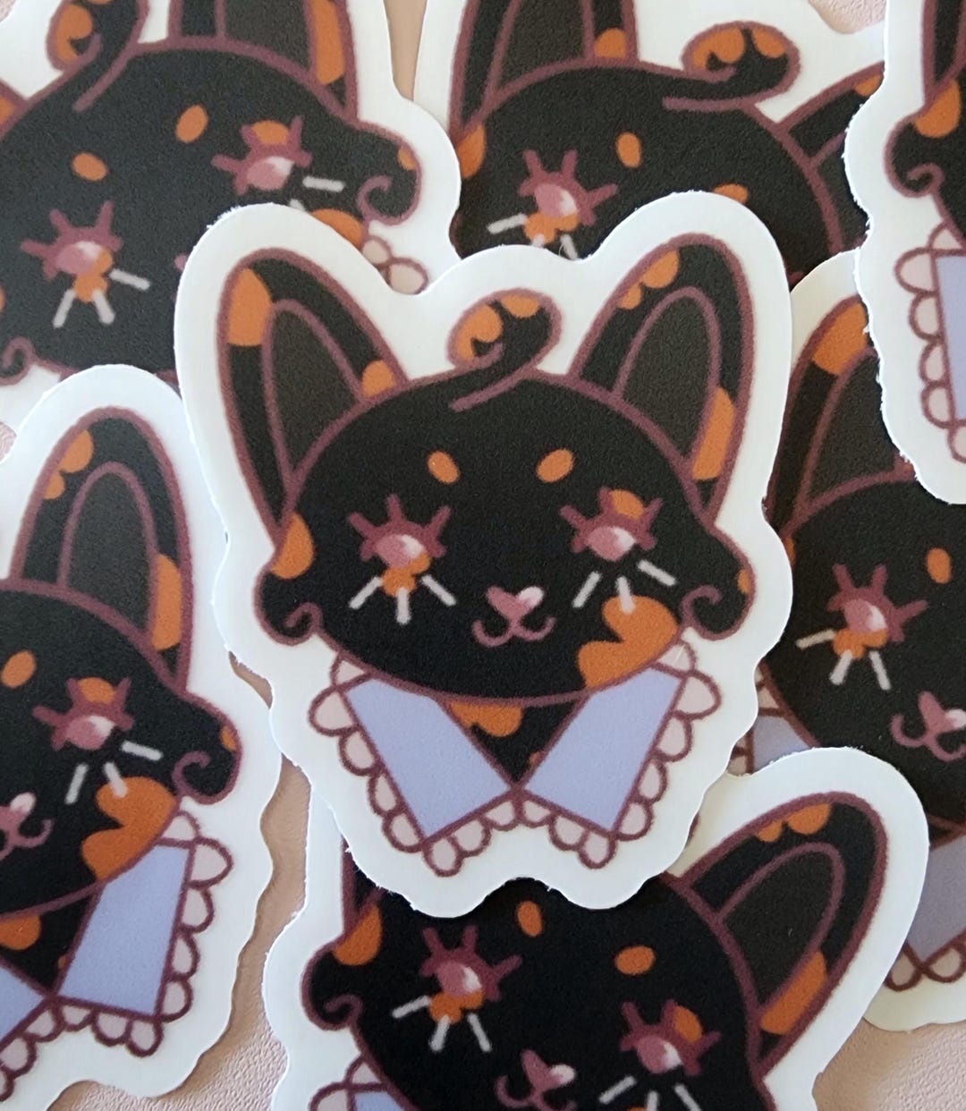 Sailor Tortoiseshell Cat Vinyl Sticker - Etsy
