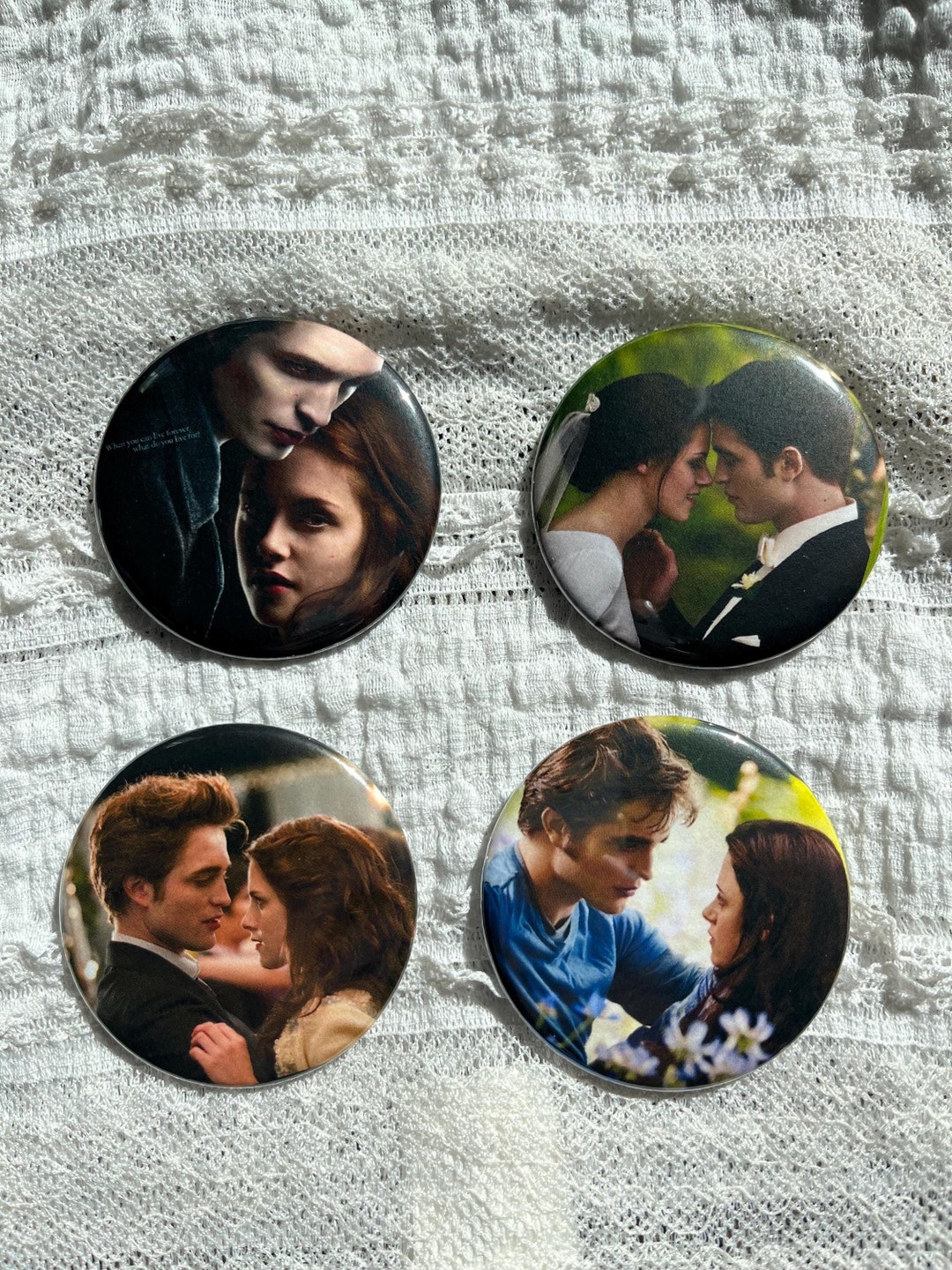 Twilight Team Edward Assorted Pin-back Buttons - Etsy